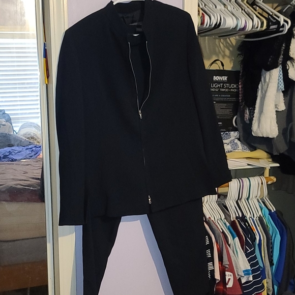 Alex Garfield | Pants & Jumpsuits | Alex Garfield Black Pant Suit Set ...